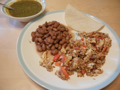 Machacado con Huevo a la Mexicana • Mejorando Mi Hogar